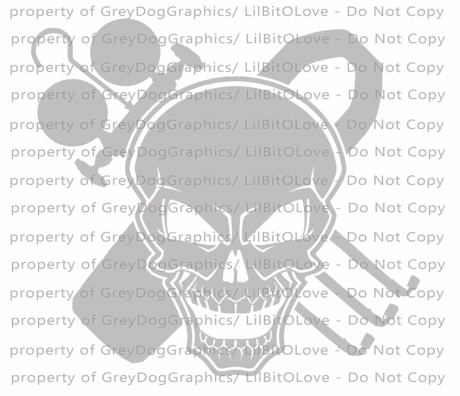 HVAC Skull Viny Decal Sticker RHVAC Ac/heat Refrigerator | Etsy