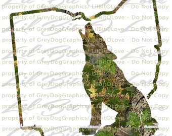 Coyote Hunter Decal - Etsy