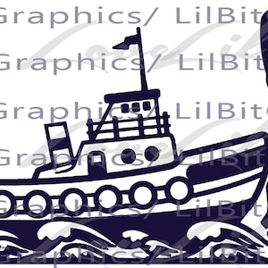 Tug Life Vinyl Decal Tugboat Sticker Tug Boat Captain Crew River - Etsy
