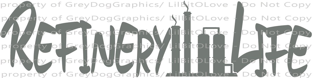 Refinery Life Oilfield Platform Vinyl Decal Sticker Derrick Drill Oil ...