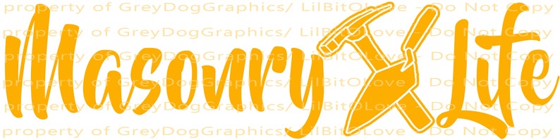 Masonry Life Brick Layer Vinyl Decal Concrete Cement Mason - Etsy