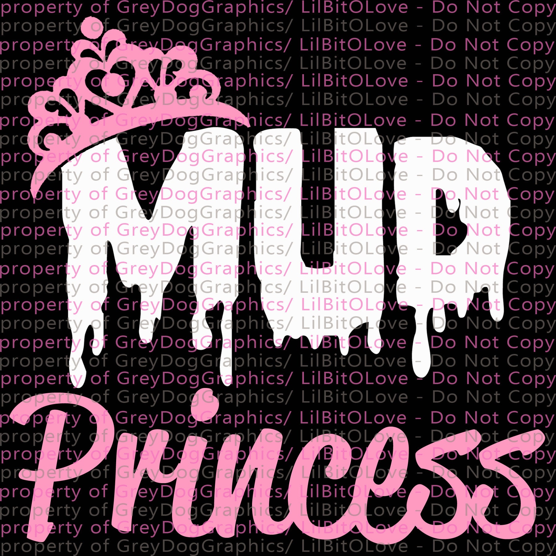 Mud Princess Two Color Vinyl Decal Sticker Mudding SXS ATV Four Wheeler ...