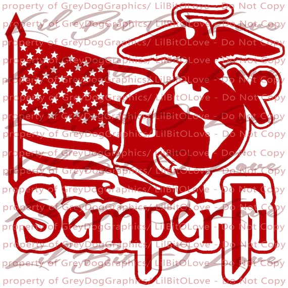 Semper Fidelis Marine Corps Logo