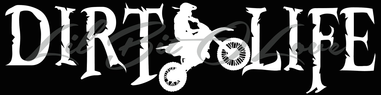 Dirt Life Dirtbike Decals Dirt Bike Motorcycle Sticker | Etsy