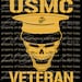 USMC Skull Marine Corps Veteran Vinyl Decal Sticker United States ...