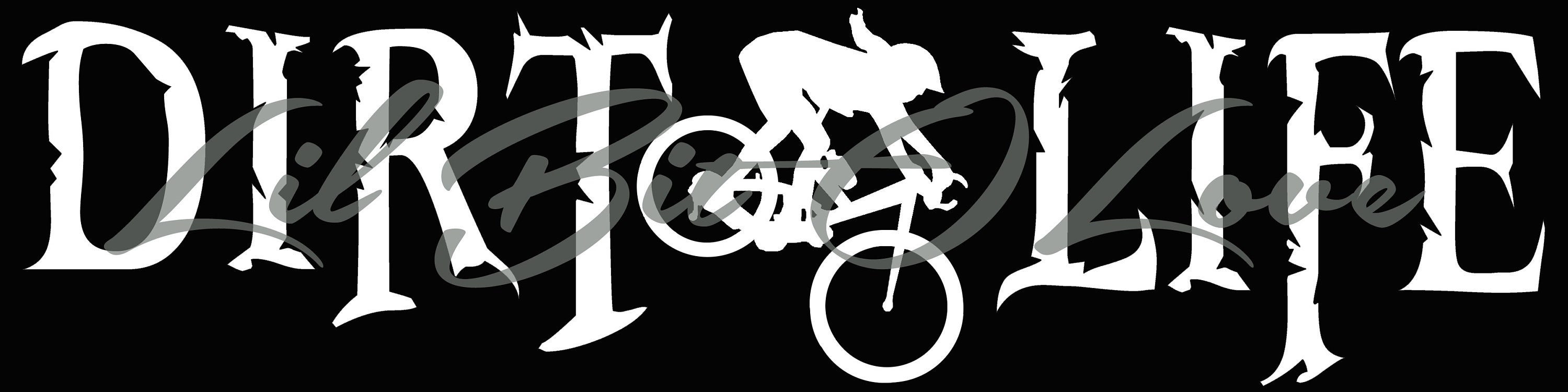 Dirt Life Mountain Bike Biker Biking Vinyl Decal Sticker - Etsy