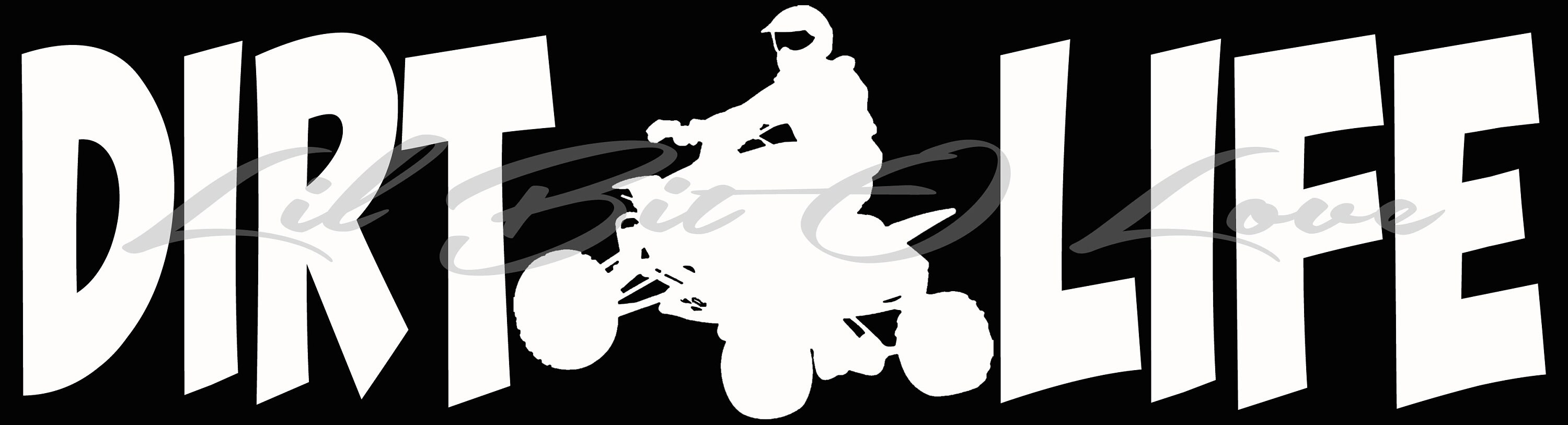 Dirt Life Quad Four Wheeler ATV Sticker All Terrain Vehicle | Etsy