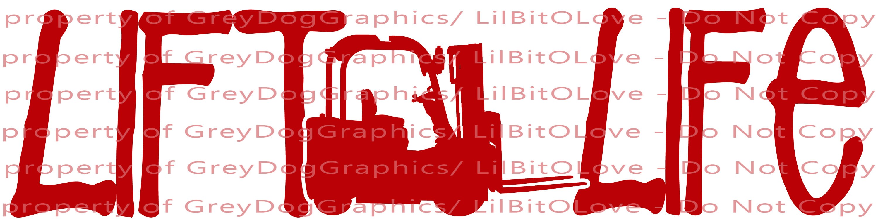 Forklift Decal Lift Life Fork Lift Operator Driver Vinyl Decal - Etsy