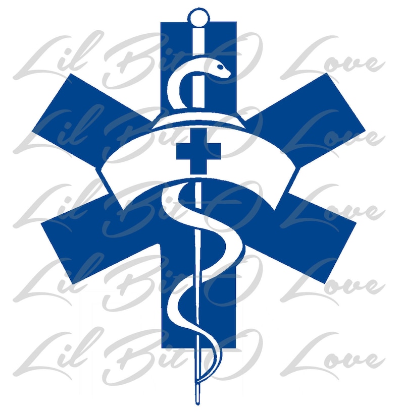 Nurse Cap Caduceus Star of Life Vinyl Decal Nurse Nursing Medical - Etsy