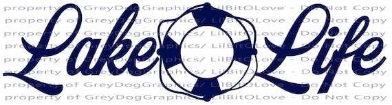 Lake Life Preserver Vinyl Decal Life Ring Saver Sticker | Etsy