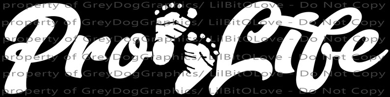 Pro Life Baby Feet Vinyl Decal Sticker Christian Script - Etsy