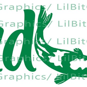 Pond Life Koi Vinyl Decal Sticker Goldfish Decorative Garden Pond ...