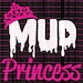 Mud Princess Two Color Vinyl Decal Sticker Mudding SXS ATV Four Wheeler ...