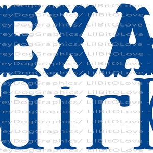 Texas Girl With Stars Vinyl Decal Sticker Lone Star State TX - Etsy