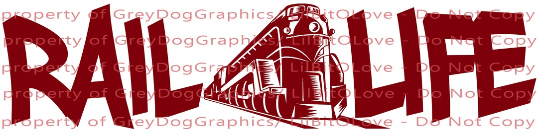 Railroad Rail Life Decal Locomotive Sticker Vinyl Decal Engineer ...