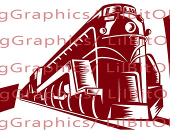 Locomotive Rail Life Railroad Conductor Train - Etsy