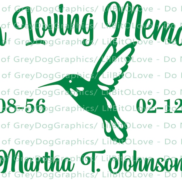 In Loving Memory Car Decal - Etsy