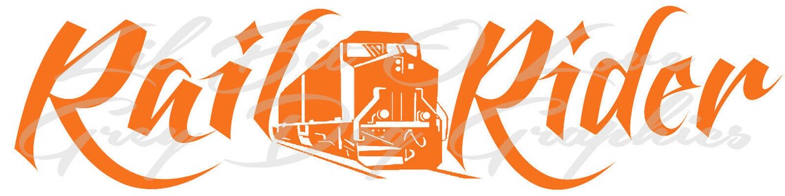 Railroad Rail Rider Decal Crossing Signal Sticker Vinyl Decal | Etsy