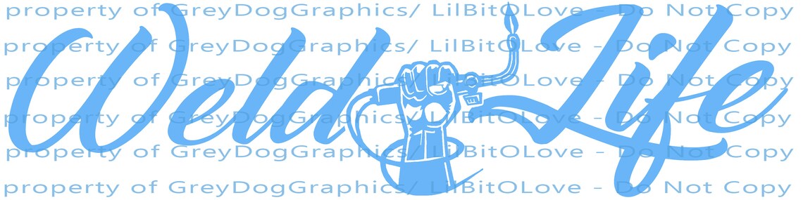 Weld Life Hand with Welding Tool Vinyl Decal Sticker Welder | Etsy