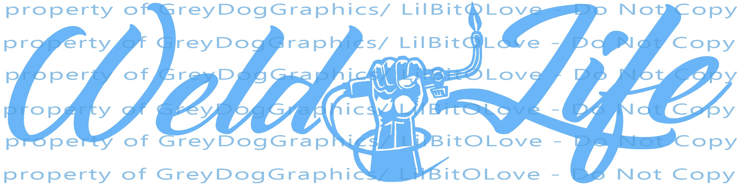 Weld Life Hand with Welding Tool Vinyl Decal Sticker Welder | Etsy