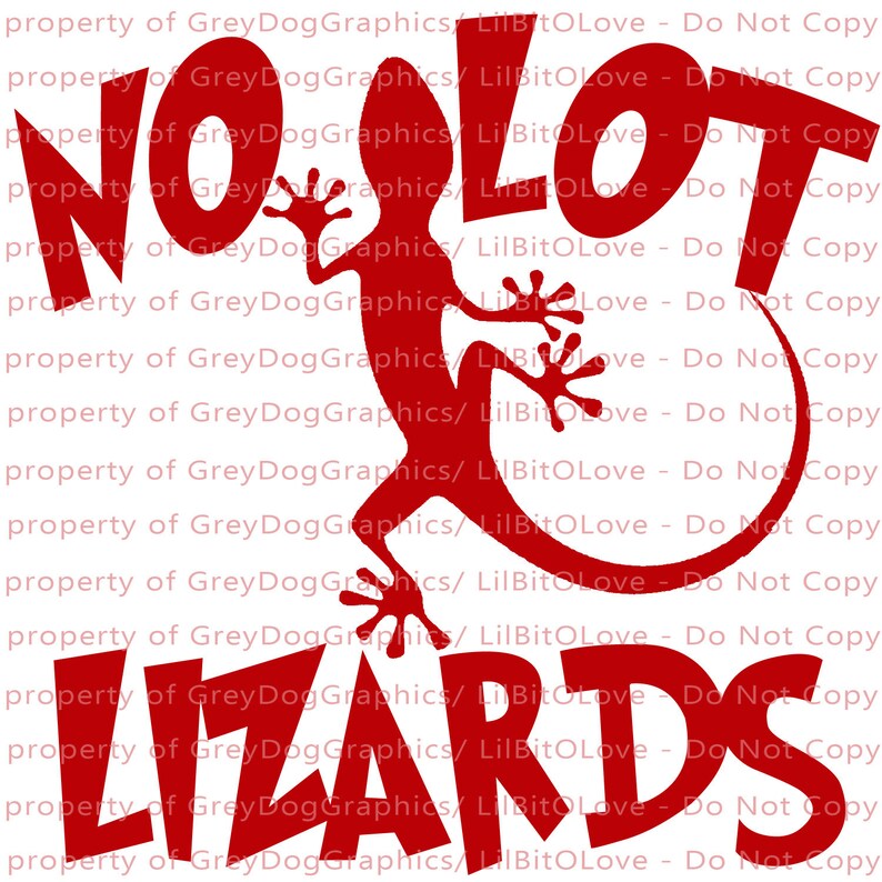 No Lot Lizards Vinyl Decal Truck Trucks Sticker Trucking - Etsy