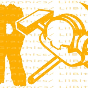 Miner Life Vinyl Decal Pickaxe Hardhat Mining Gold Silver Coal - Etsy