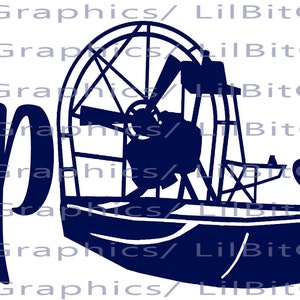 Swamp Glider Vinyl Decal Airboat River Swamp Lake Sticker - Etsy