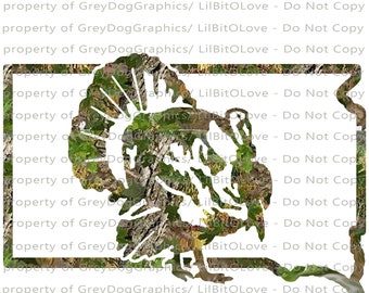 Strut Life Vinyl Decal Design A With Turkey Sticker Gobbler | Etsy