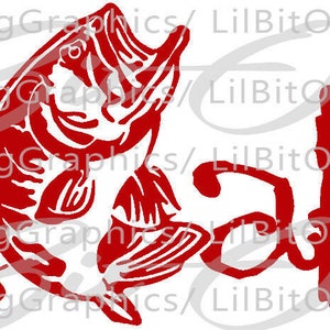 Fishaholic Bass Vinyl Decal Sticker Fishing Fish Fisherman - Etsy