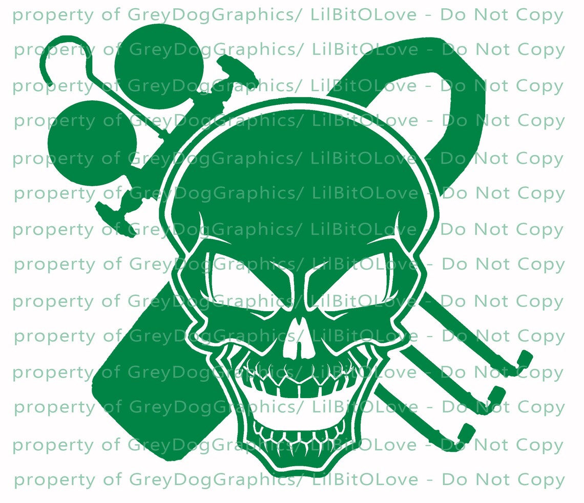 HVAC Skull Viny Decal Sticker RHVAC Ac/heat Refrigerator | Etsy