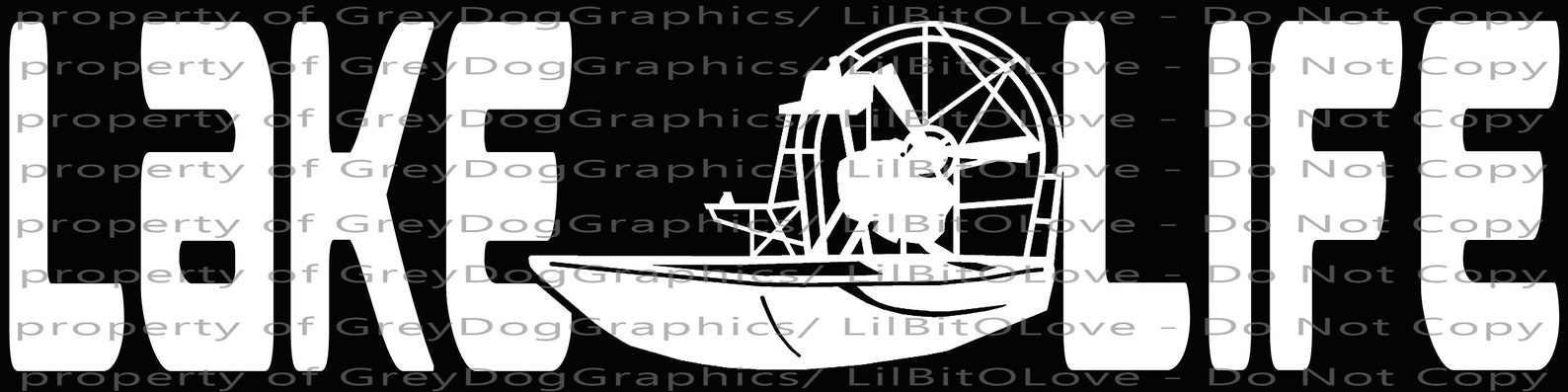 Lake Life Airboat Air Boat Vinyl Decal Sticker Boating Fishing - Etsy ...