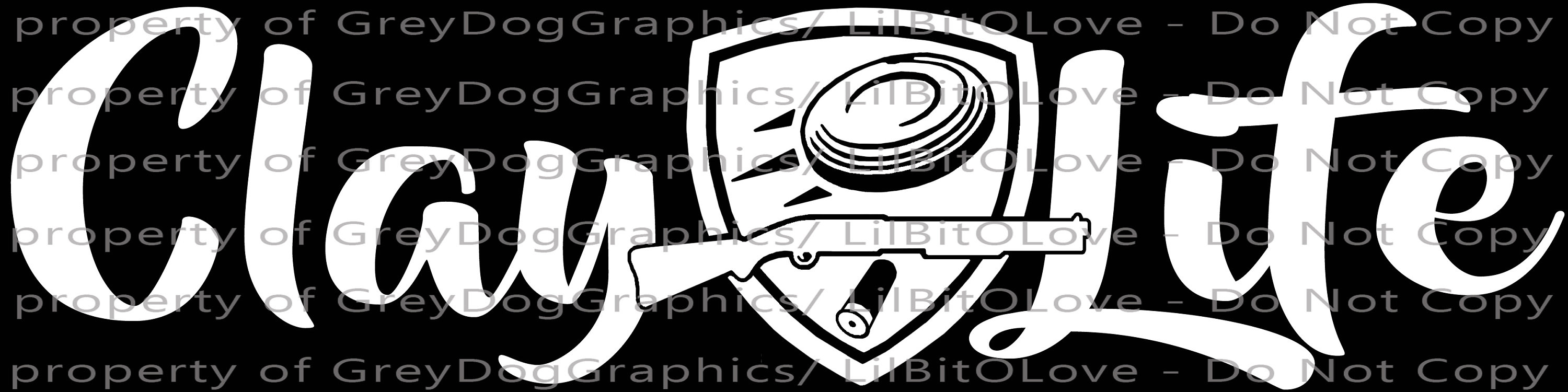 Clay Life Vinyl Decal Shooting Targets Clay Pigeons Sticker Shoot - Etsy