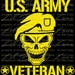 Army Skull Veteran Soldier Vinyl Decal Sticker United States - Etsy