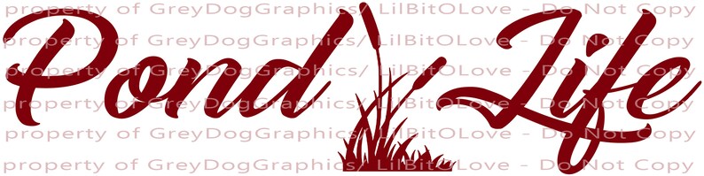 Pond Life Cattails Vinyl Decal Sticker Pond Fishing Fisherman | Etsy