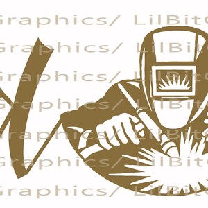 Weld Life Script Vinyl Decal With Welder in the Center Welding Sticker ...