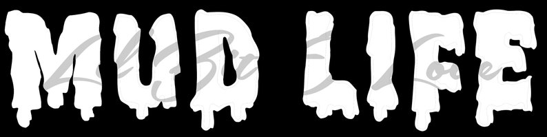 Mud Life Vinyl Decal Stiker Mudding Dirtbike Dirt Bike ATV - Etsy