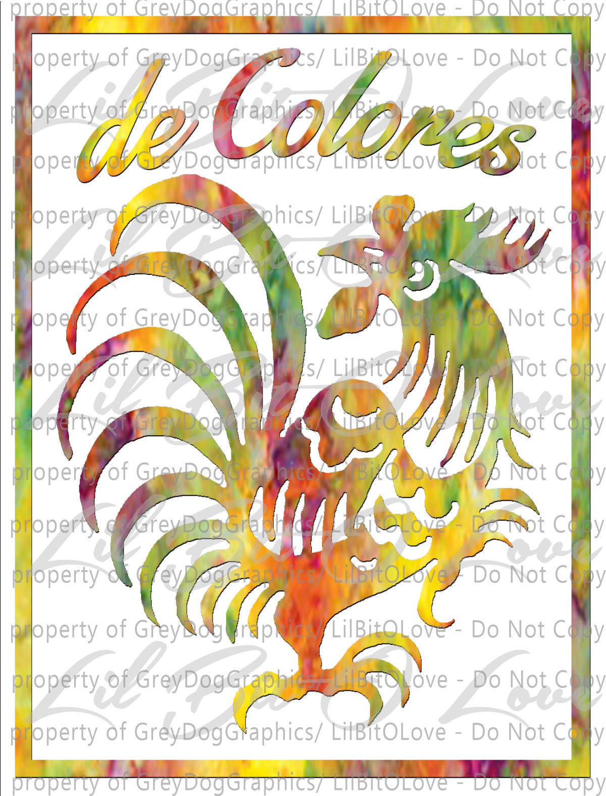 De Colores Cursillo Vinyl Decal Sticker Cursillista Rooster Christian ...