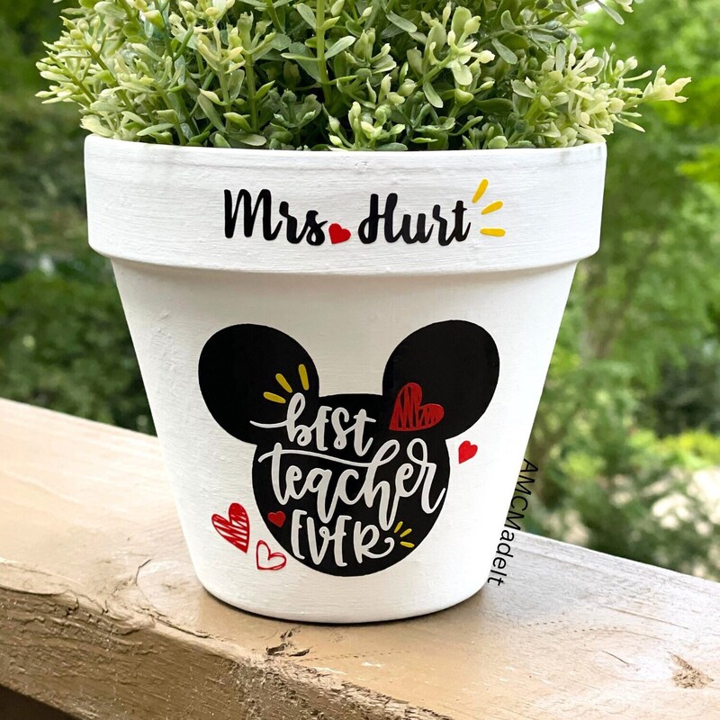 Mickey Mouse Planter - Etsy