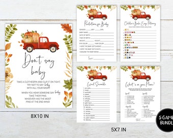 Red Truck Baby Shower - Etsy