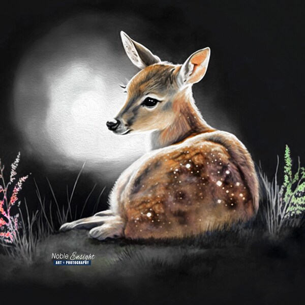 Fawn Painting - Etsy