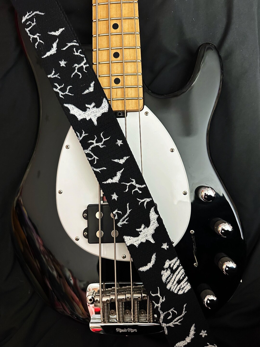 Bats!! Hand-painted Nylon Guitar Strap Bass Strap Instrument Strap - Etsy