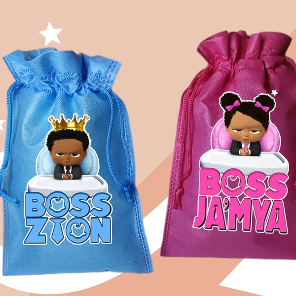 Baby Boss Favor Bag - Etsy