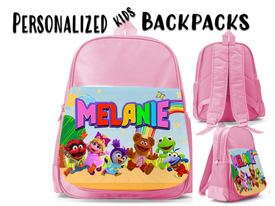 Muppet Babies, Personalized Toddler Backpack, Muppets Kids Backpack,4 ...