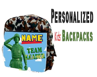 Kids Army Backpack - Etsy