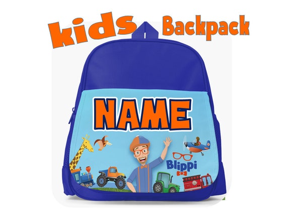 Blippi Personalized Toddler Backpack or Lunch Bag Kids - Etsy