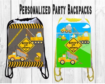Tool Party Favor Bags: Construction Tools Design, Construction Goody ...
