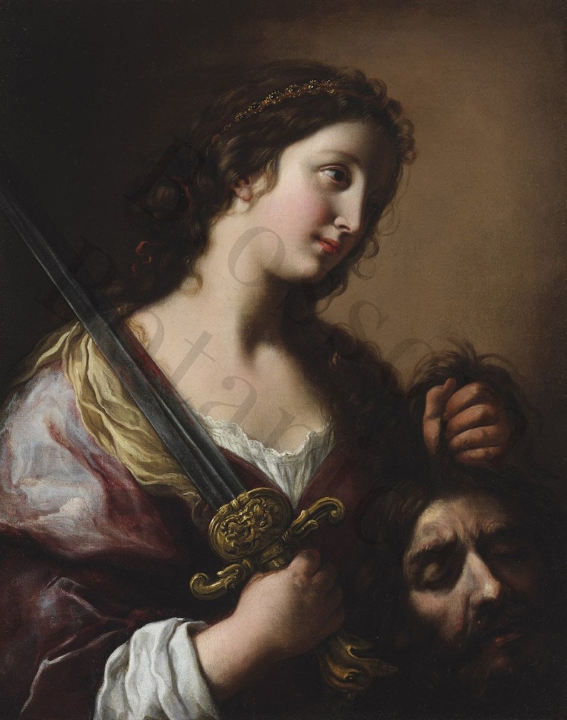 Decapitated Head, Judith With the Head of Holofernes, Onorio Marinari ...