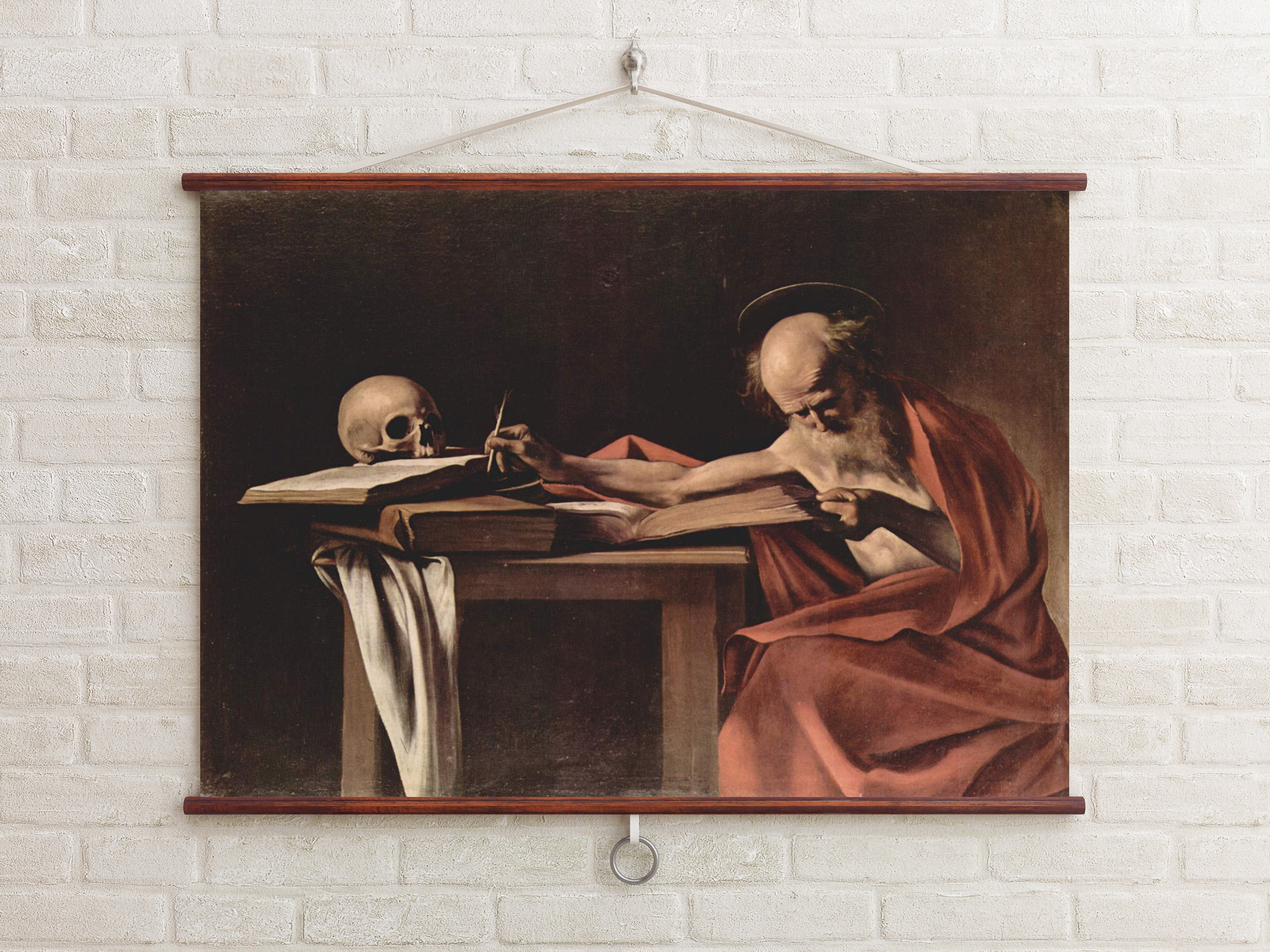 Caravaggio Skull, Halloween Art, Saint Jerome Writing, Existential Art ...
