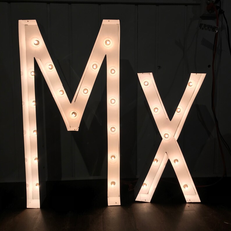 Custom Marquee Letters - Etsy