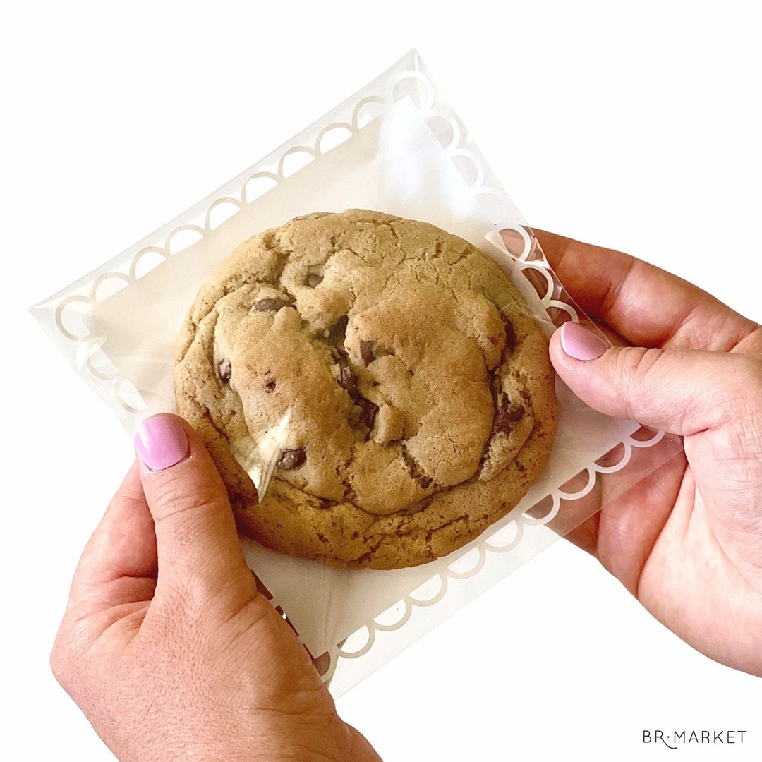 White Doily Cookie Bags: 5x5" Self Adhesive Treat Bags - 100 Count - Etsy